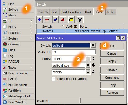 Cara Setting VLAN Di Mikrotik RouterBOARD
