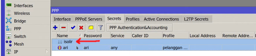 Cara Mengunakan Auto Isolir Mikrotik | PPPoE & IP Static