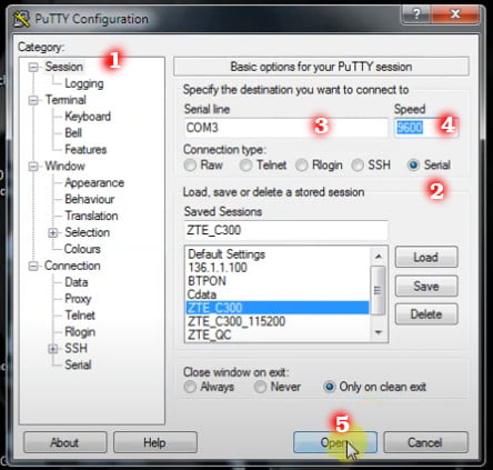 Cara Setting OLT ZTE C320 Via Terminal Console