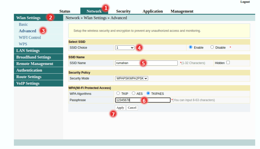 Cara Setting Modem FIBERHOME Untuk Hotspot, PPPoE, Remote